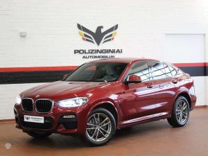 Sarkans BMW X4 2019 Kauņa, ar dzinēja tilpumu 2.00 L un nobraukumu 103 tūkst. km par 32700 €, foto  vietnē AUTOMOTO.COM.LV