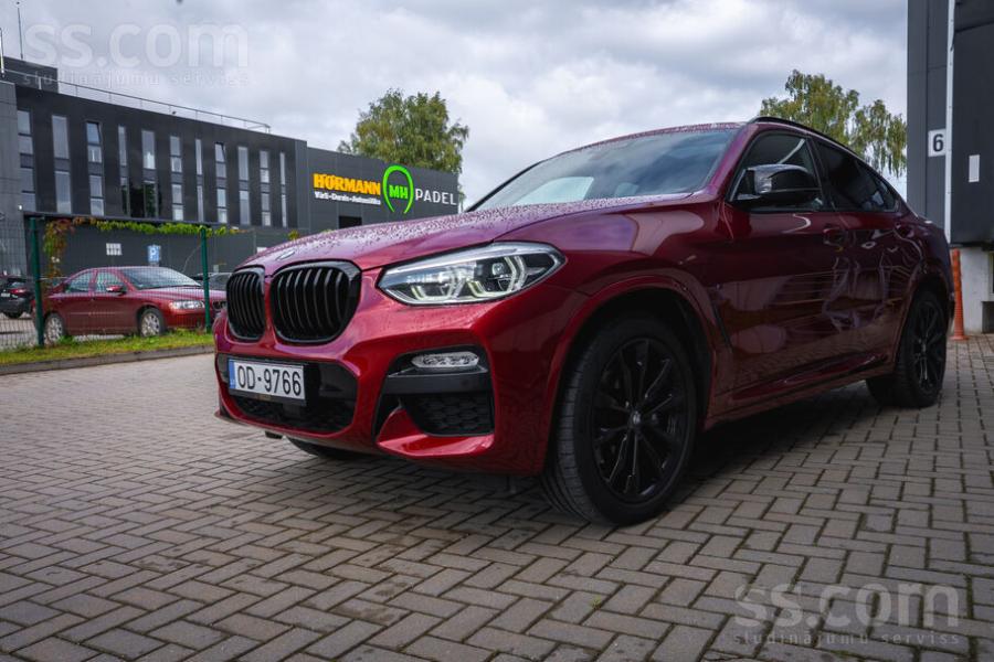Sarkans BMW X4 2019 Rīga, ar dzinēja tilpumu 2.00 L un nobraukumu 66 tūkst. km par 38400 €, foto 3 vietnē AUTOMOTO.COM.LV