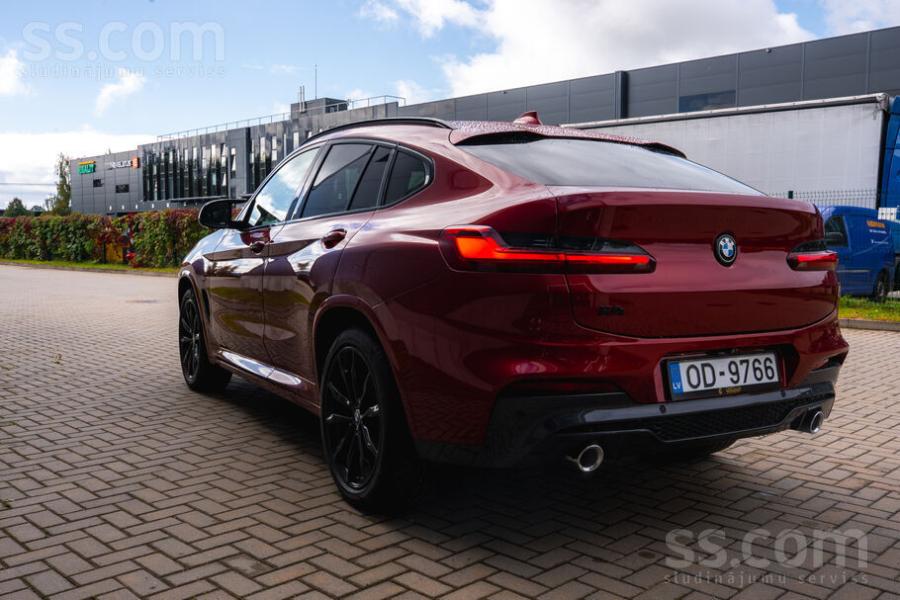 Sarkans BMW X4 2019 Rīga, ar dzinēja tilpumu 2.00 L un nobraukumu 66 tūkst. km par 38400 €, foto 21 vietnē AUTOMOTO.COM.LV