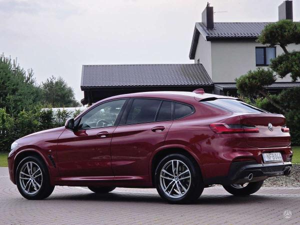 Red BMW X4 2019 in Vilnius, with an engine capacity of 2.00 L and mileage of 65 thousand km for 44000 €, photo 1 on AUTOMOTO.COM.LV