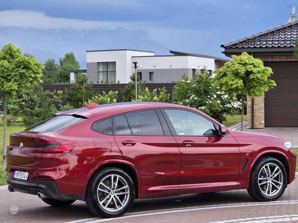 Sarkans BMW X4 2019 Viļņa, ar dzinēja tilpumu 2.00 L un nobraukumu 65 tūkst. km par 44000 €, foto 5 vietnē AUTOMOTO.COM.LV