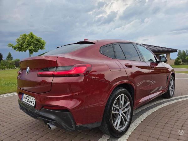 Sarkans BMW X4 2019 Viļņa, ar dzinēja tilpumu 2.00 L un nobraukumu 65 tūkst. km par 44000 €, foto 8 vietnē AUTOMOTO.COM.LV
