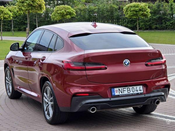 Sarkans BMW X4 2019 Viļņa, ar dzinēja tilpumu 2.00 L un nobraukumu 65 tūkst. km par 44000 €, foto 9 vietnē AUTOMOTO.COM.LV