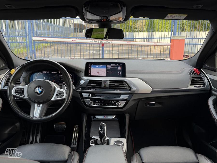 Red BMW X4 2020 in Vilnius, with an engine capacity of 3.00 L and mileage of 104 thousand km for 43000 €, photo 18 on AUTOMOTO.COM.LV