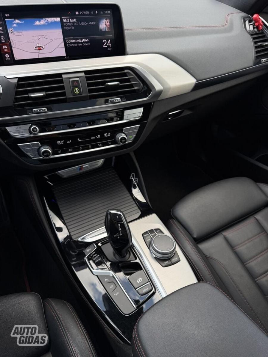 Red BMW X4 2020 in Vilnius, with an engine capacity of 3.00 L and mileage of 104 thousand km for 43000 €, photo 26 on AUTOMOTO.COM.LV