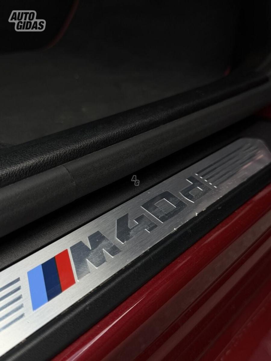Red BMW X4 2020 in Vilnius, with an engine capacity of 3.00 L and mileage of 104 thousand km for 43000 €, photo 36 on AUTOMOTO.COM.LV