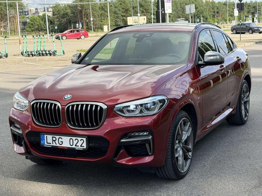 Красный БМВ Х4 2020 в Вильнюс, объемом двигателя 2.99 л и пробегом 104 тыс. км за 43000 €, фото 3 на AUTOMOTO.COM.LV