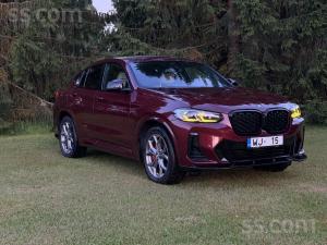 Sarkans BMW X4 2021 Rīga, ar dzinēja tilpumu 2.00 L un nobraukumu 89 tūkst. km par 43000 €, foto  vietnē AUTOMOTO.COM.LV
