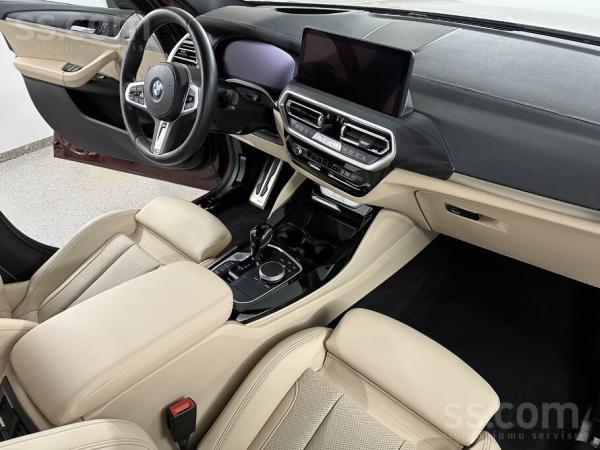 Red BMW X4 2021 in Riga, with an engine capacity of 2.00 L and mileage of 89 thousand km for 43000 €, photo 6 on AUTOMOTO.COM.LV
