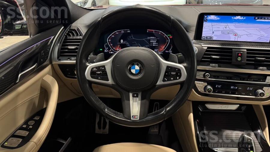 Red BMW X4 2021 in Riga, with an engine capacity of 2.00 L and mileage of 98 thousand km for 34990 €, photo 12 on AUTOMOTO.COM.LV