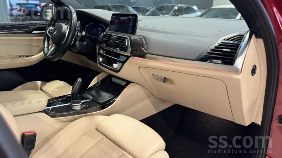 Red BMW X4 2021 in Riga, with an engine capacity of 2.00 L and mileage of 98 thousand km for 34990 €, photo 19 on AUTOMOTO.COM.LV