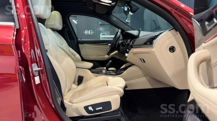 Red BMW X4 2021 in Riga, with an engine capacity of 2.00 L and mileage of 98 thousand km for 34990 €, photo 20 on AUTOMOTO.COM.LV