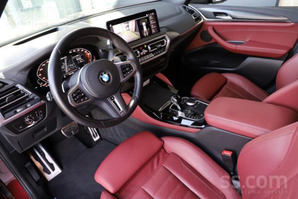 Red BMW X4 2022 in Riga, with an engine capacity of 3.00 L and mileage of 112 thousand km for 42900 €, photo 10 on AUTOMOTO.COM.LV