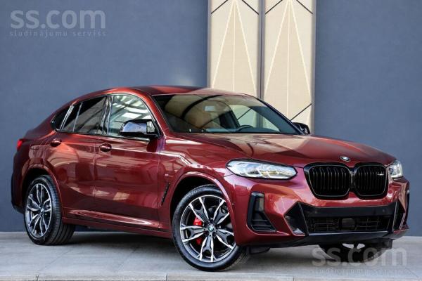Red BMW X4 2022 in Talsi, with an engine capacity of 3.00 L and mileage of 112 thousand km for 41000 €, photo 1 on AUTOMOTO.COM.LV