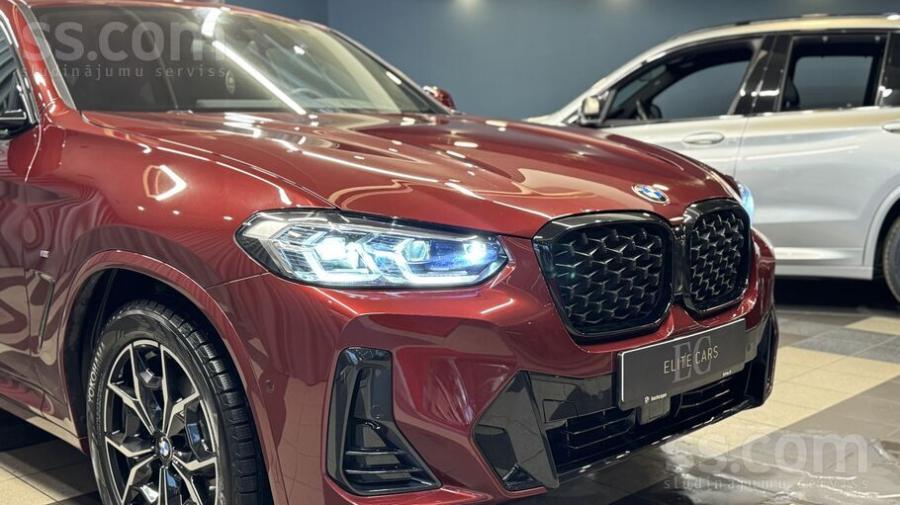 Red BMW X4 2025 in Riga, with an engine capacity of 2.00 L and mileage of 10 thousand km for 49990 €, photo 9 on AUTOMOTO.COM.LV