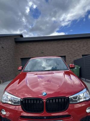 Red BMW X4 2017 in Vilnius, with an engine capacity of 2.00 L and mileage of 123 thousand km for 19300 €, photo 4 on AUTOMOTO.COM.LV