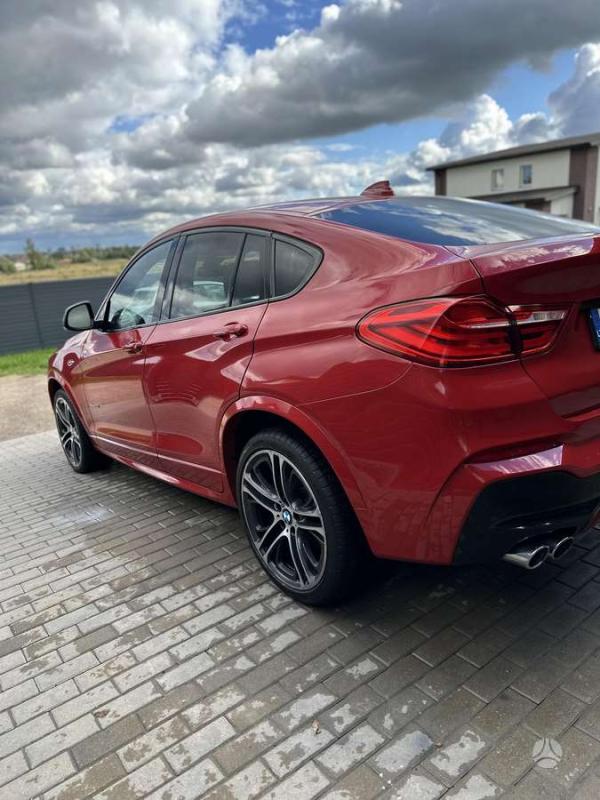 Sarkans BMW X4 2017 Viļņa, ar dzinēja tilpumu 2.00 L un nobraukumu 123 tūkst. km par 19300 €, foto 6 vietnē AUTOMOTO.COM.LV