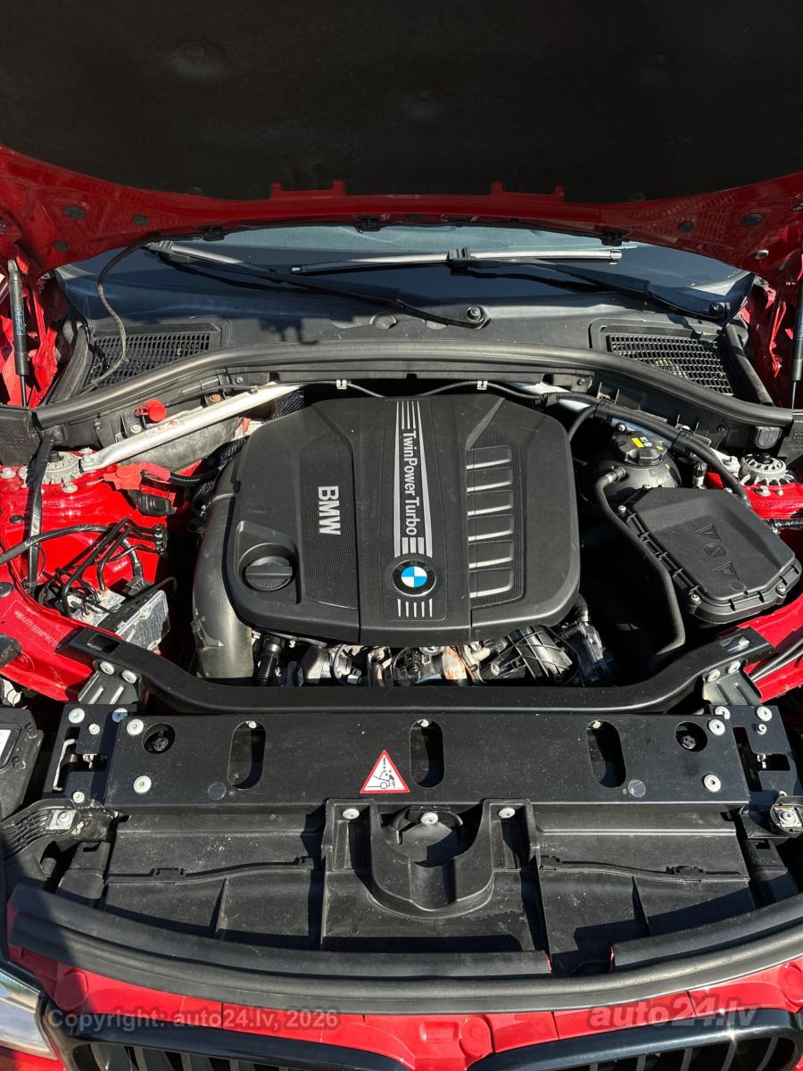 Red BMW X4 2015 in Tallinn, with an engine capacity of 3.00 L and mileage of 336 thousand km for 18000 €, photo 6 on AUTOMOTO.COM.LV