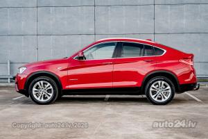Red BMW X4 2015 in Parnu, with an engine capacity of 2.00 L and mileage of 415 thousand km for 12900 €, photo 4 on AUTOMOTO.COM.LV