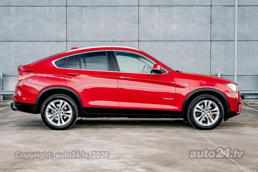 Red BMW X4 2015 in Parnu, with an engine capacity of 2.00 L and mileage of 415 thousand km for 12900 €, photo 8 on AUTOMOTO.COM.LV