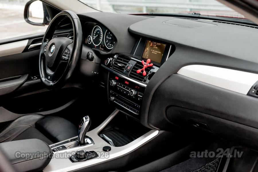 Red BMW X4 2015 in Parnu, with an engine capacity of 2.00 L and mileage of 415 thousand km for 12900 €, photo 19 on AUTOMOTO.COM.LV