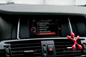 Red BMW X4 2015 in Parnu, with an engine capacity of 2.00 L and mileage of 415 thousand km for 12900 €, photo 24 on AUTOMOTO.COM.LV