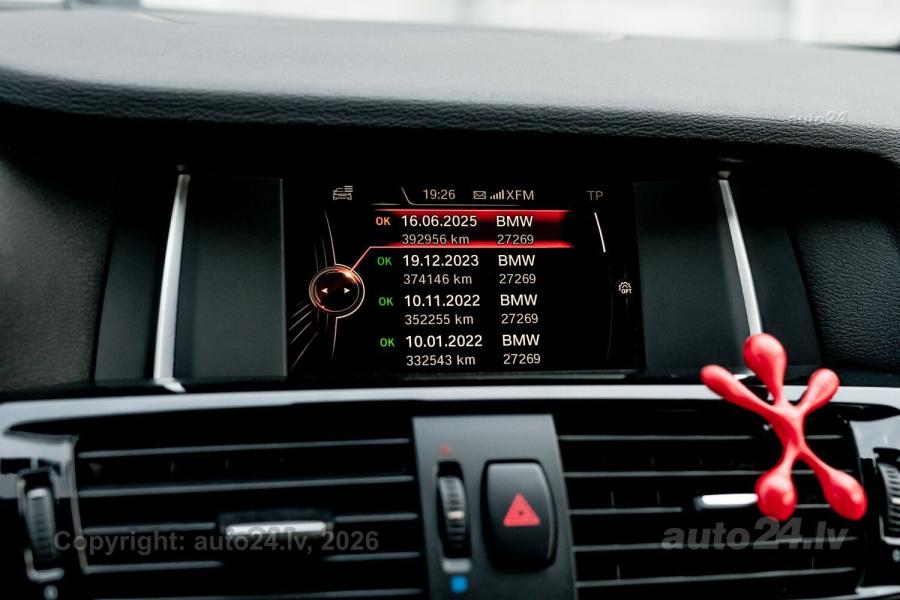 Red BMW X4 2015 in Parnu, with an engine capacity of 2.00 L and mileage of 415 thousand km for 12900 €, photo 25 on AUTOMOTO.COM.LV