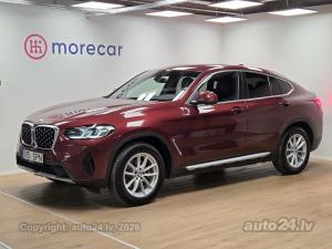 Red BMW X4 2022 in Tallinn, with an engine capacity of 2.00 L and mileage of 58 thousand km for 39900 €, photo  on AUTOMOTO.COM.LV