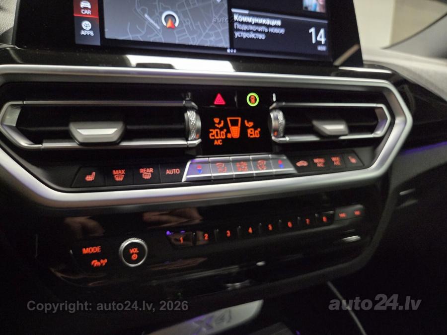 Red BMW X4 2022 in Tallinn, with an engine capacity of 2.00 L and mileage of 58 thousand km for 39900 €, photo 13 on AUTOMOTO.COM.LV