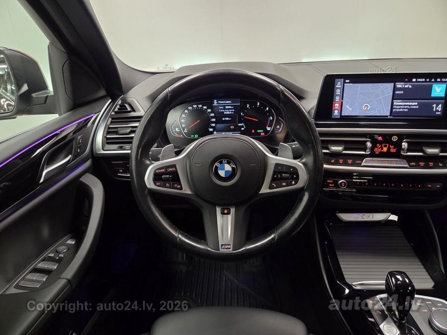 Red BMW X4 2022 in Tallinn, with an engine capacity of 2.00 L and mileage of 58 thousand km for 39900 €, photo 16 on AUTOMOTO.COM.LV