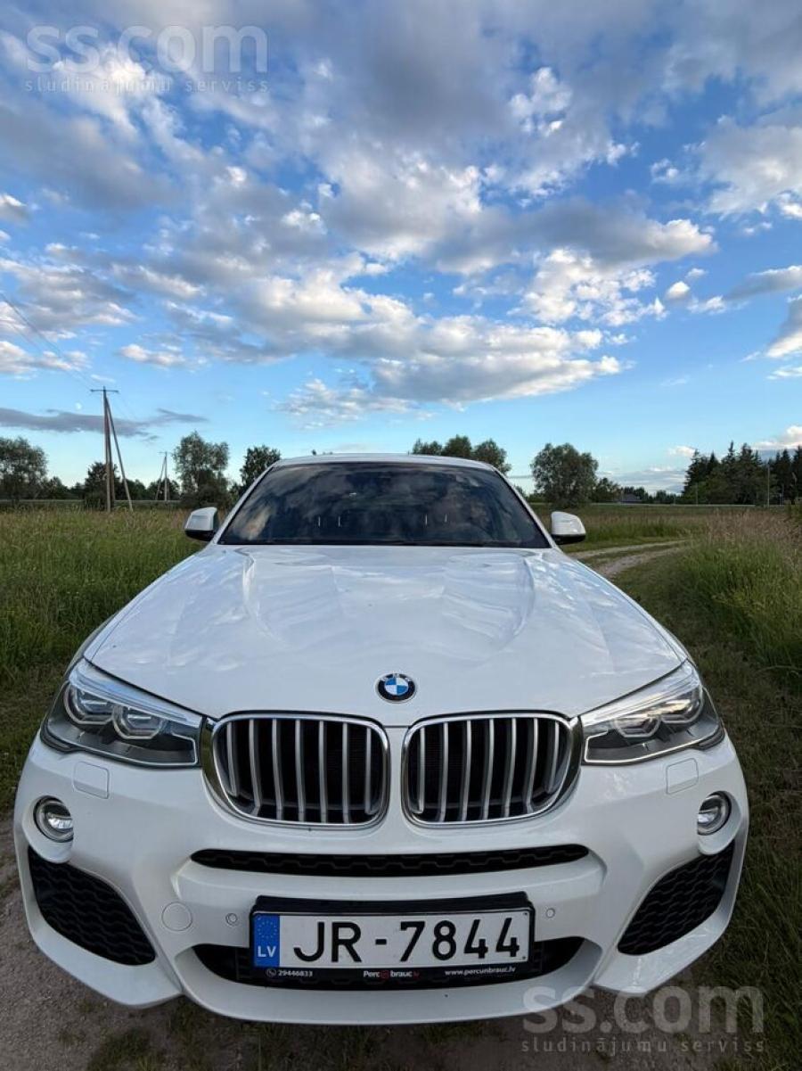 White BMW X4 2014 in Jelgava, with an engine capacity of 3.00 L and mileage of 269 thousand km for 16000 €, photo 4 on AUTOMOTO.COM.LV