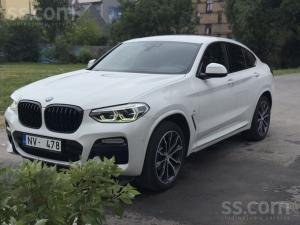 White BMW X4 2019 in Riga, with an engine capacity of 2.00 L and mileage of 158 thousand km for 33800 €, photo 8 on AUTOMOTO.COM.LV