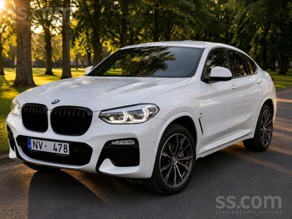 White BMW X4 2019 in Riga, with an engine capacity of 2.00 L and mileage of 159 thousand km for 32900 €, photo 5 on AUTOMOTO.COM.LV