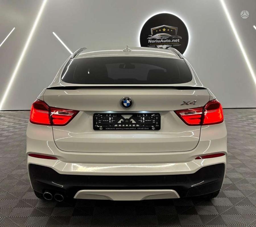 White BMW X4 2014 in Marijampole, with an engine capacity of 2.99 L and mileage of 219 thousand km for 16850 €, photo 26 on AUTOMOTO.COM.LV