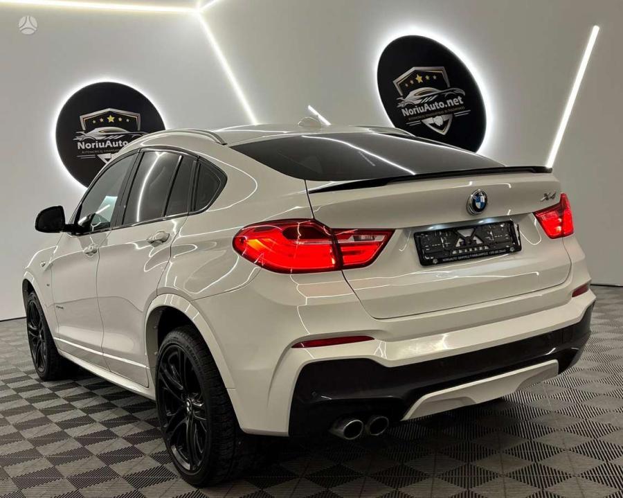 White BMW X4 2014 in Marijampole, with an engine capacity of 2.99 L and mileage of 219 thousand km for 16850 €, photo 33 on AUTOMOTO.COM.LV