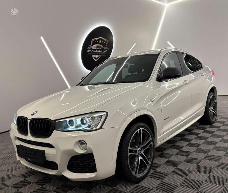 White BMW X4 2014 in Marijampole, with an engine capacity of 2.99 L and mileage of 154 thousand km for 17850 €, photo 21 on AUTOMOTO.COM.LV