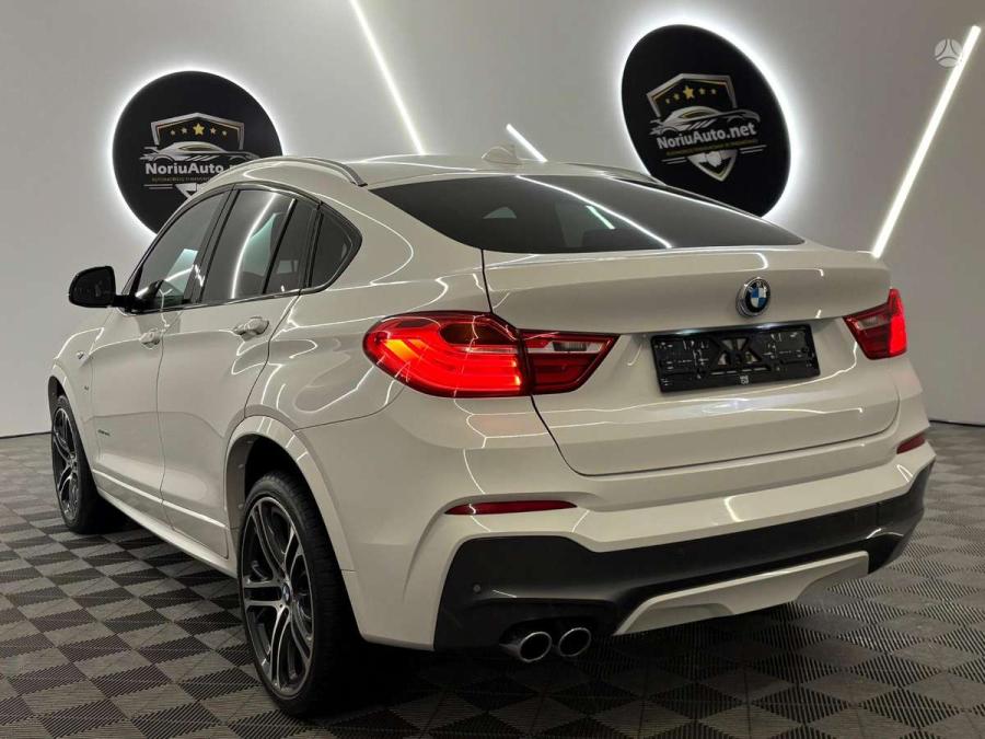 White BMW X4 2014 in Marijampole, with an engine capacity of 2.99 L and mileage of 154 thousand km for 17850 €, photo 27 on AUTOMOTO.COM.LV