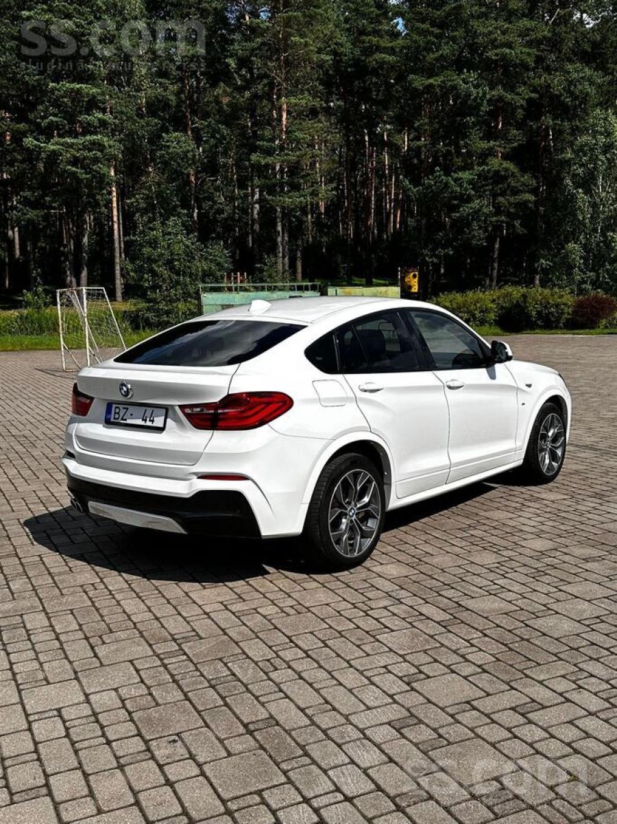 White BMW X4 2014 in Riga, with an engine capacity of 3.00 L and mileage of 270 thousand km for 16500 €, photo 4 on AUTOMOTO.COM.LV