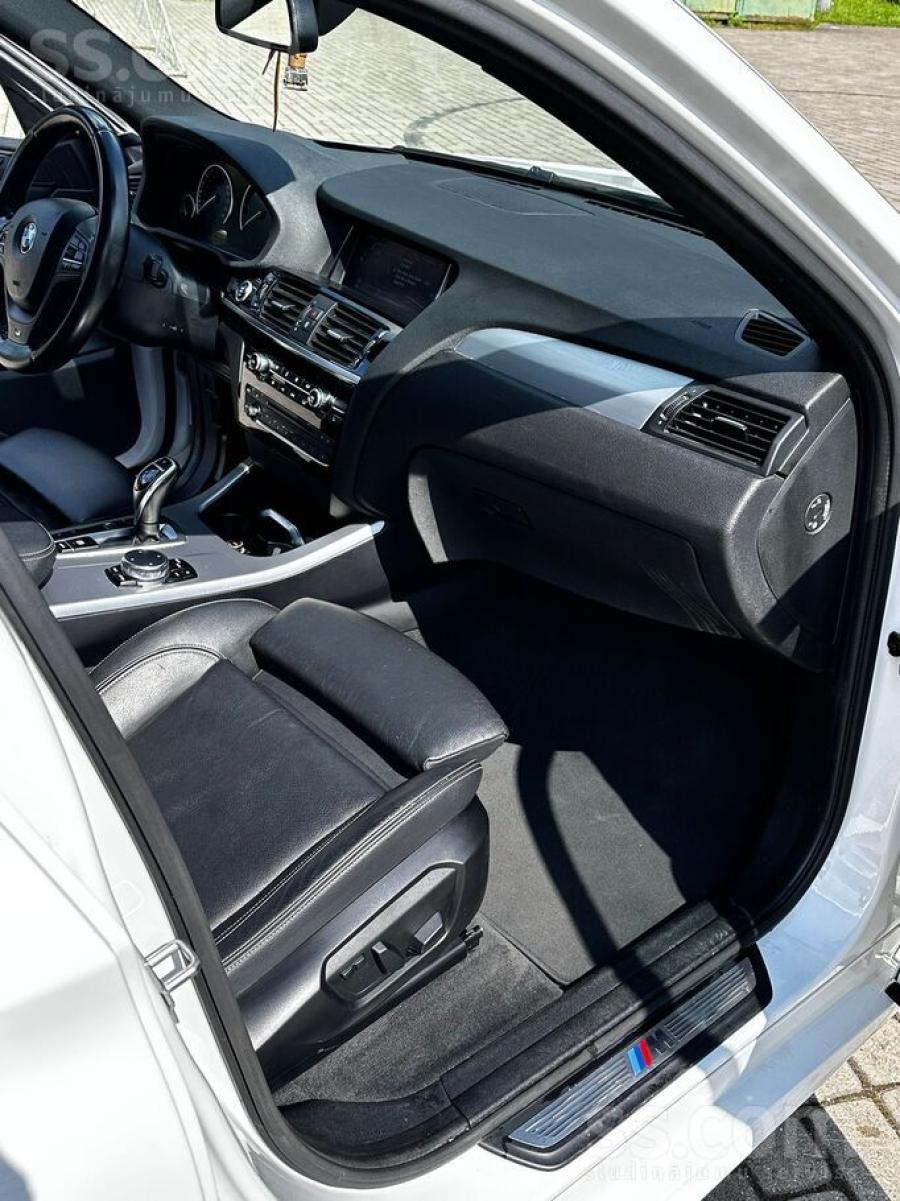 White BMW X4 2014 in Riga, with an engine capacity of 3.00 L and mileage of 270 thousand km for 16500 €, photo 8 on AUTOMOTO.COM.LV