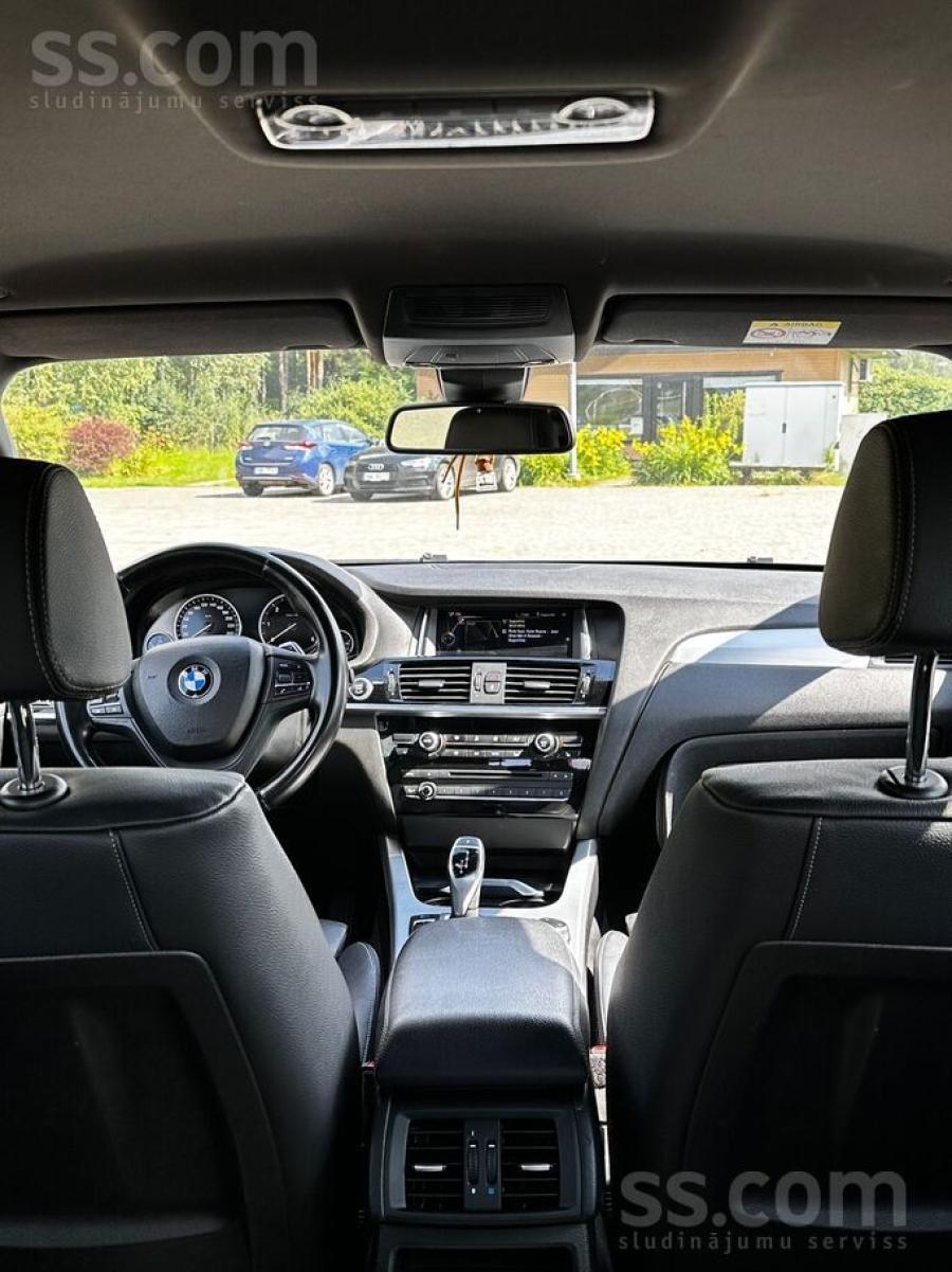 White BMW X4 2014 in Riga, with an engine capacity of 3.00 L and mileage of 270 thousand km for 16500 €, photo 10 on AUTOMOTO.COM.LV