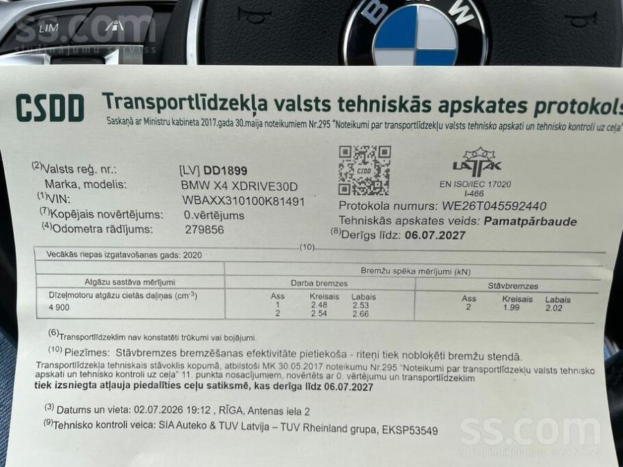 Balts BMW X4 2014 Rīga, ar dzinēja tilpumu 3.00 L un nobraukumu 280 tūkst. km par 14500 €, foto 10 vietnē AUTOMOTO.COM.LV