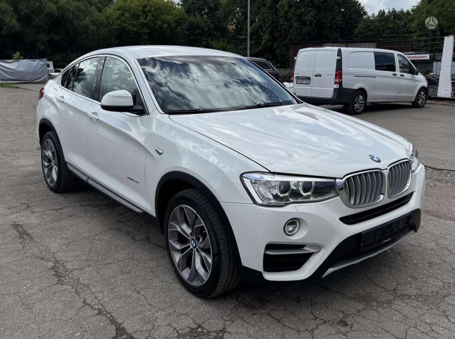 Balts BMW X4 2014 Panevēža, ar dzinēja tilpumu 2.00 L un nobraukumu 232 tūkst. km par 14500 €, foto 1 vietnē AUTOMOTO.COM.LV
