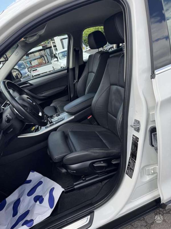 White BMW X4 2014 in Panevezys, with an engine capacity of 2.00 L and mileage of 232 thousand km for 14500 €, photo 7 on AUTOMOTO.COM.LV