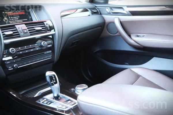 White BMW X4 2014 in Riga, with an engine capacity of 3.00 L and mileage of 281 thousand km for 16995 €, photo 9 on AUTOMOTO.COM.LV
