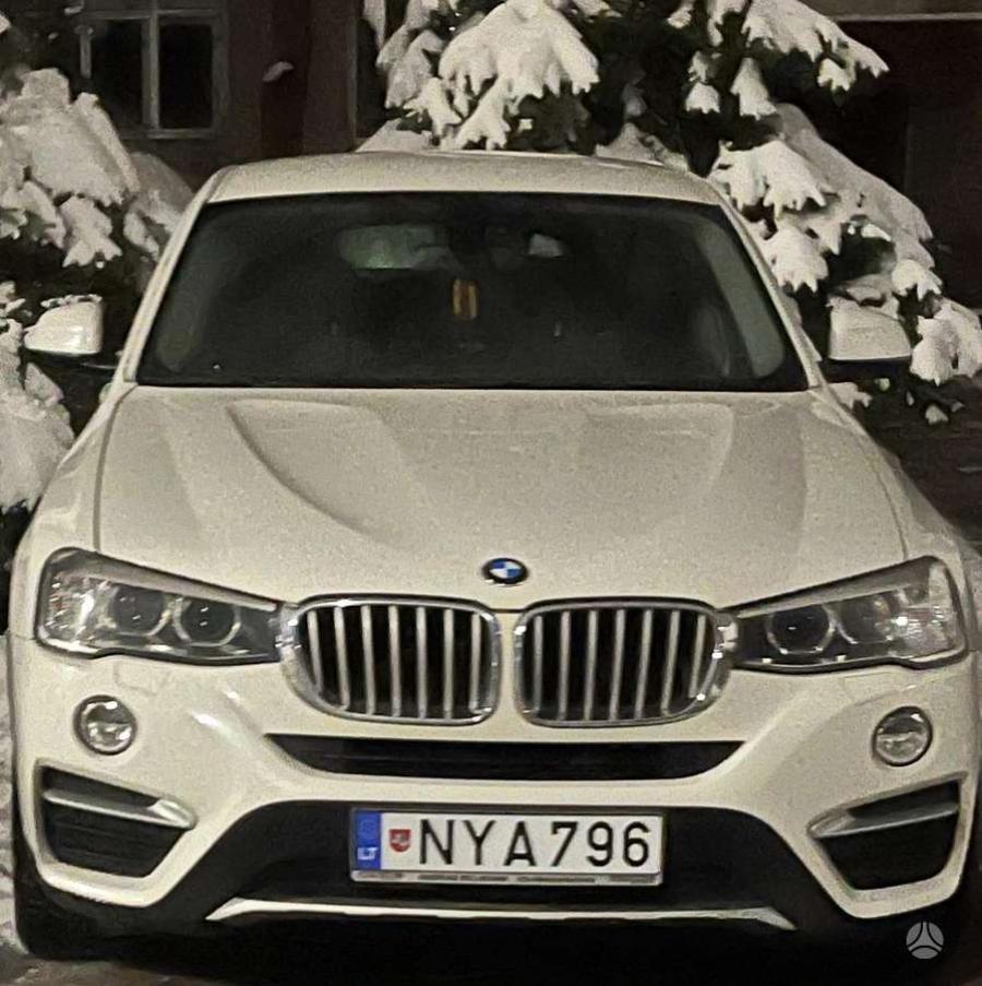 White BMW X4 2015 in Kaunas, with an engine capacity of 2.00 L and mileage of 266 thousand km for 15500 €, photo 18 on AUTOMOTO.COM.LV