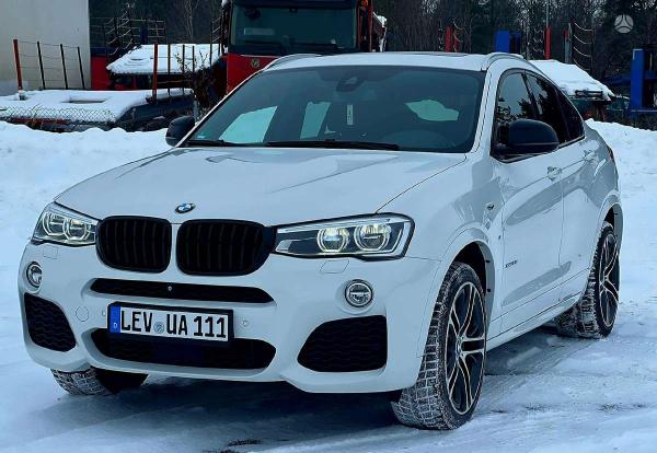 Balts BMW X4 2015 Utena, ar dzinēja tilpumu 2.99 L un nobraukumu 190 tūkst. km par 19400 €, foto 1 vietnē AUTOMOTO.COM.LV