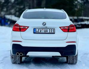 White BMW X4 2015 in Utena, with an engine capacity of 2.99 L and mileage of 190 thousand km for 19400 €, photo 10 on AUTOMOTO.COM.LV