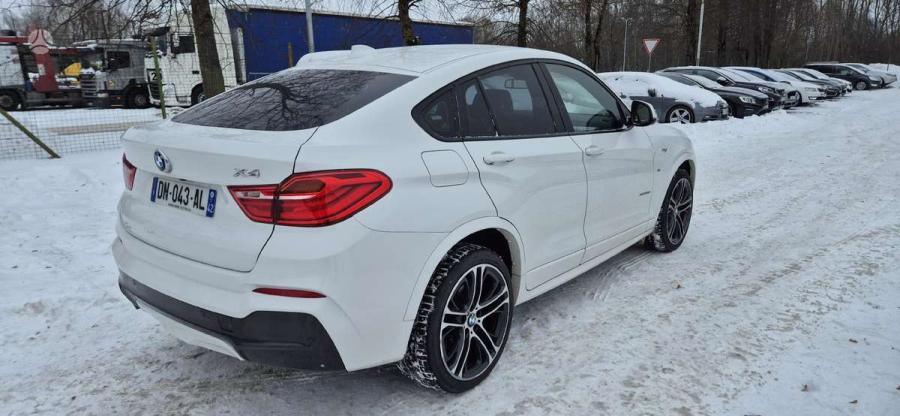 Balts BMW X4 2015 Tauragė, ar dzinēja tilpumu 2.99 L un nobraukumu 238 tūkst. km par 16300 €, foto 5 vietnē AUTOMOTO.COM.LV