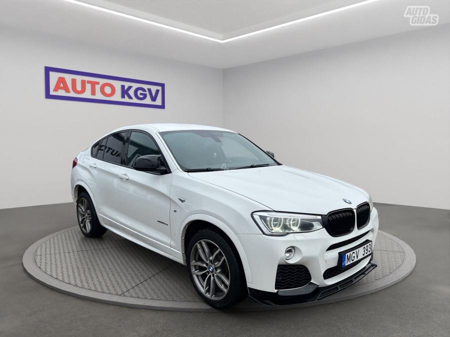 White BMW X4 2015 in Vilnius, with an engine capacity of 2.00 L and mileage of 307 thousand km for 18499 €, photo 7 on AUTOMOTO.COM.LV