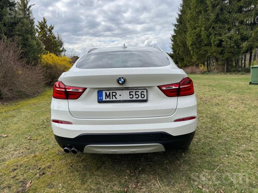 White BMW X4 2015 in Riga, with an engine capacity of 3.00 L and mileage of 245 thousand km for 16500 €, photo 6 on AUTOMOTO.COM.LV
